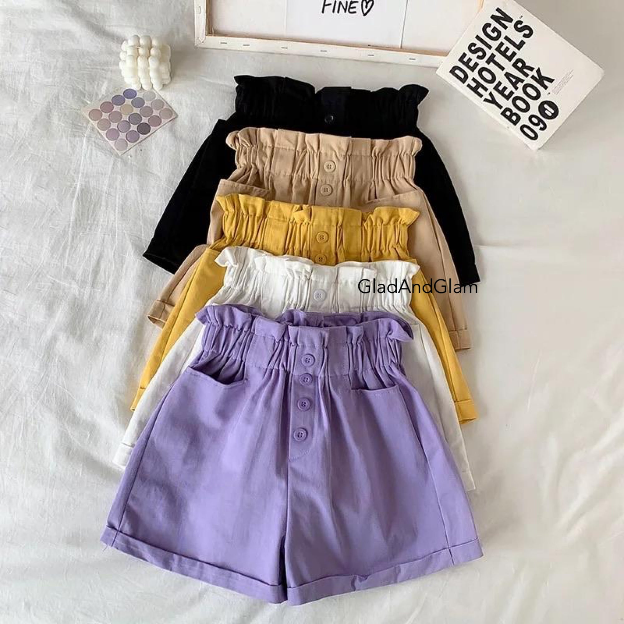 Erika Elastic Shorts - GLAD AND GLAM